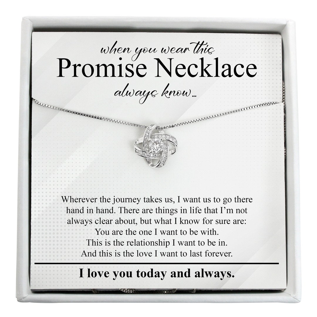 Pinky Promise Necklace Sterling Silver Necklace Gift for Her Romantic ...