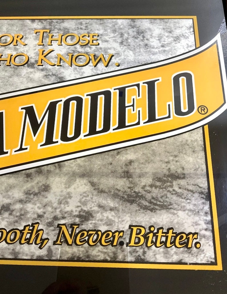 Vintage Negra Modelo Beer Mirror Bar Sign Advertising - Etsy