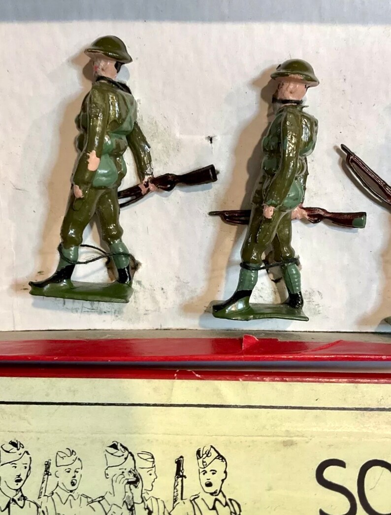 Rare Vintage W.britains 1858 Soldiers of the British Empire in Box Nice ...