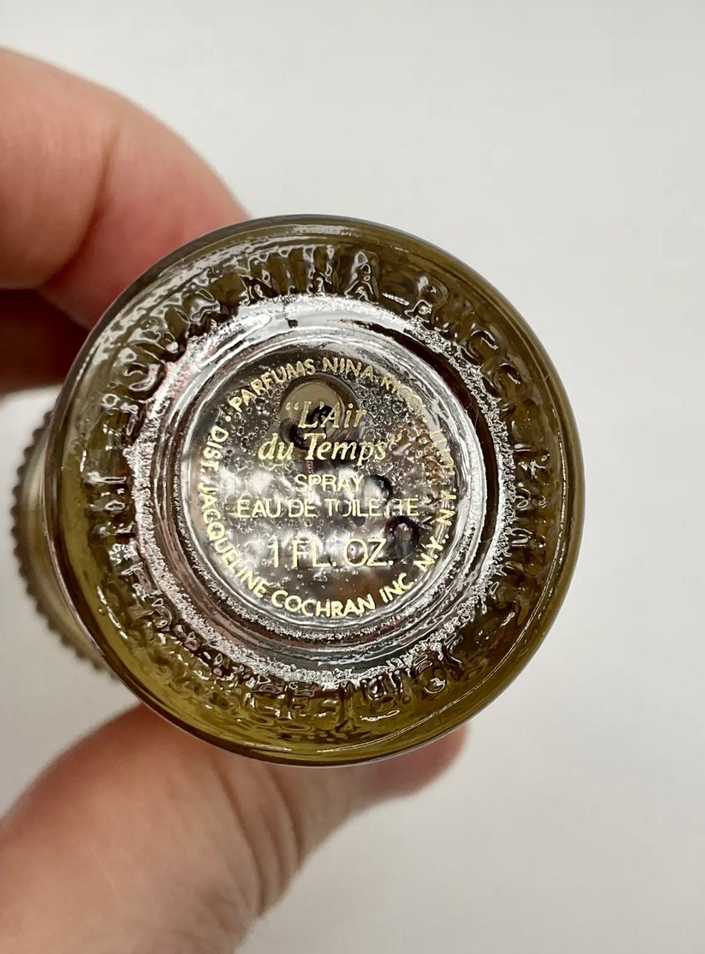 Vintage Nina Ricci L’air Du Temps Perfume Vaporizer Spray 1.0 Fl Oz ...