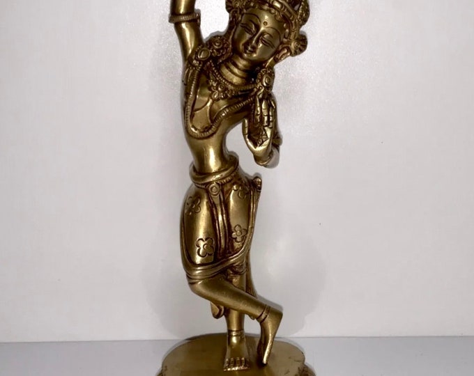 Vintage Maya Devi Tibetan Buddhist Queen Brass Idol Mother of ...