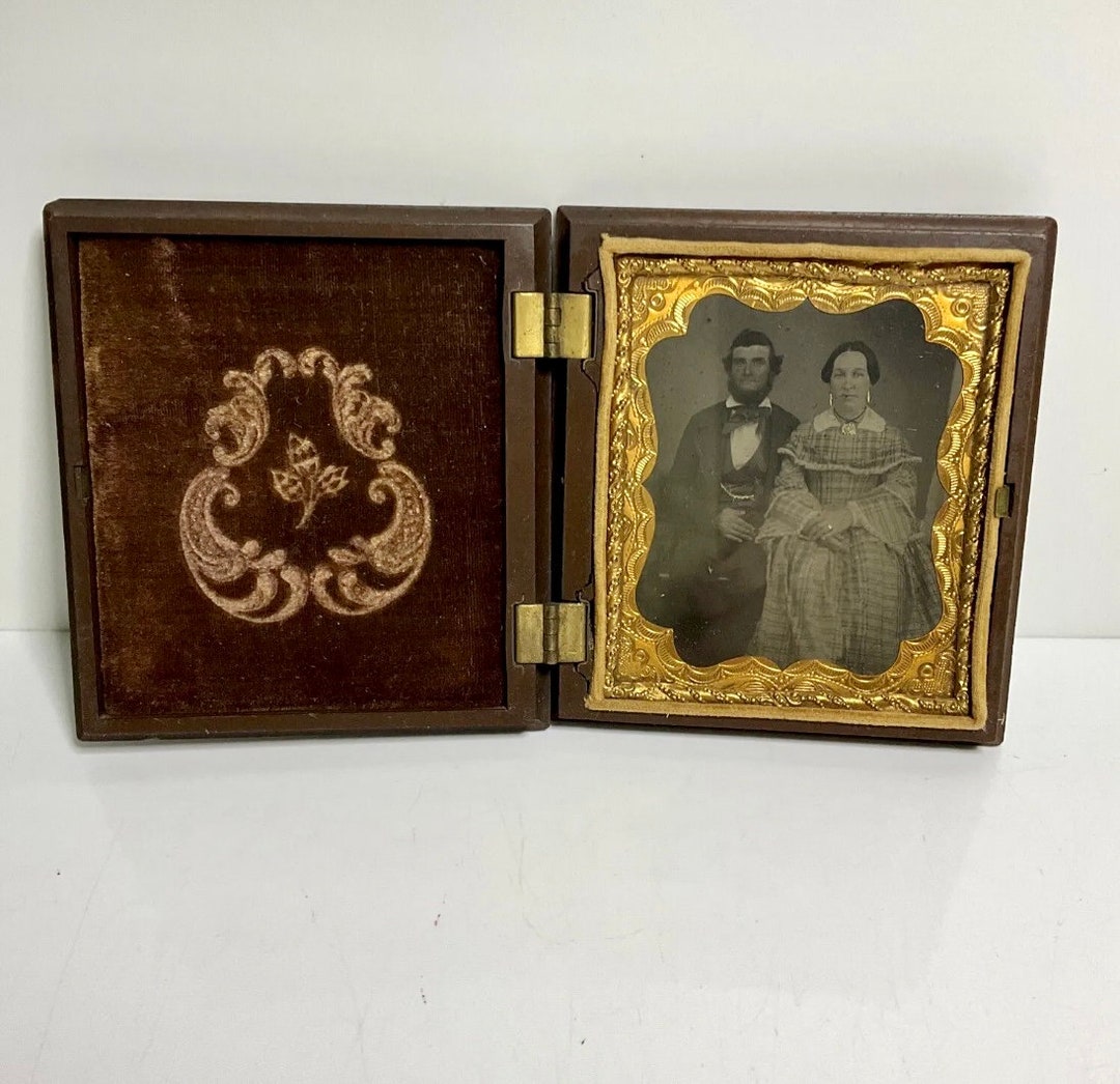 Antique Victorian Tintype Photo in Frame ~ 4" X 3 1/2" - Etsy