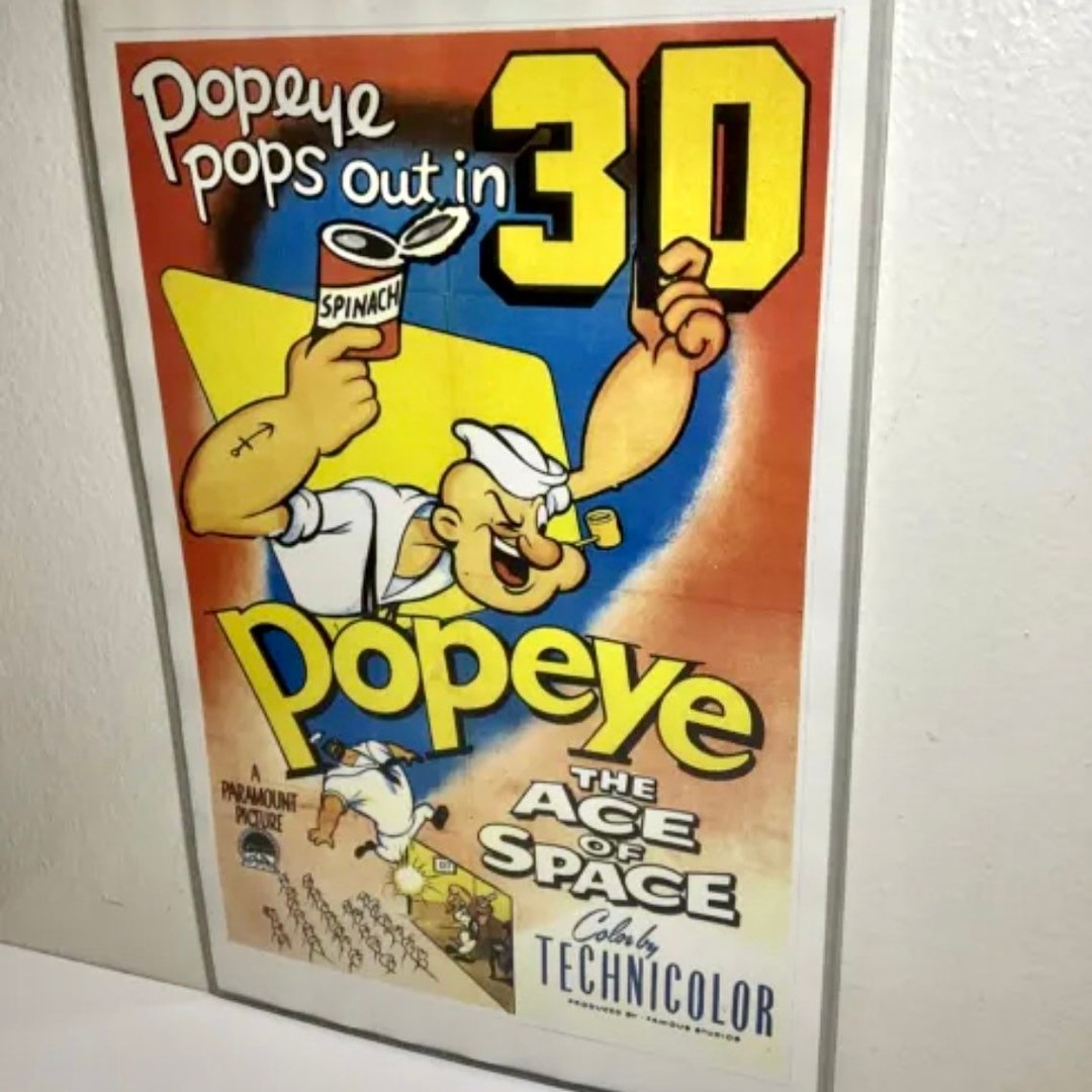 1953 Popeye Pops Out In 3D The Ace Of Space OF Reproduction Movie 1953-popeye-pops-out-in-3d-the-ace-of-space-of-reproduction-movie