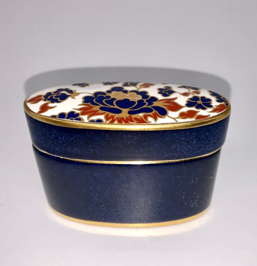 Vintage Beautiful Rare Carlton Ware Porcelain Trinket Box - Etsy