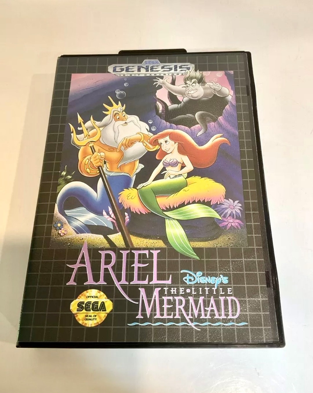 Ariel the Little Mermaid sega Genesis, 1992 Works, Instruction & Case ...