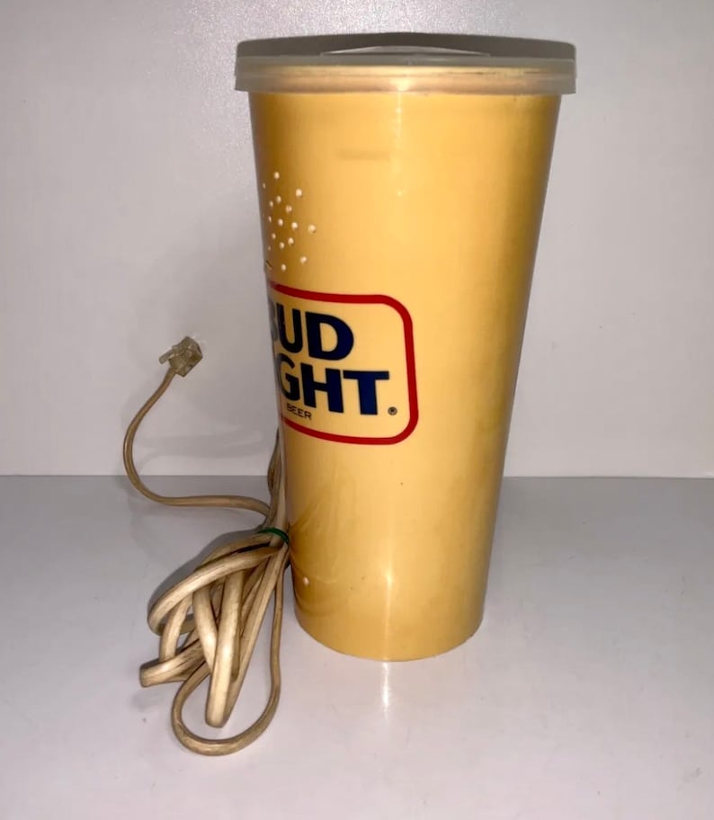 Vintage Cup Bud Light Beer Push Button Telephone ~ Works ! - Etsy