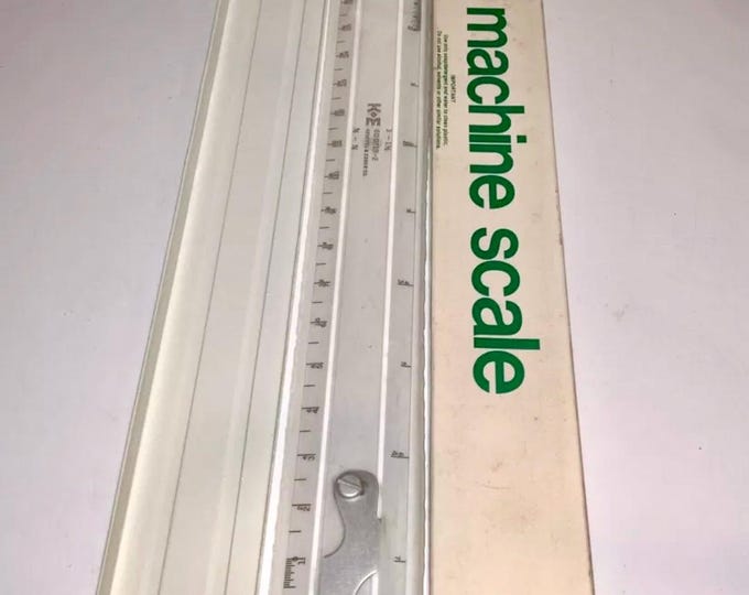 NOS K and E Keuffel & Esser Drafting Machine Scale Ruler Luxylite ...