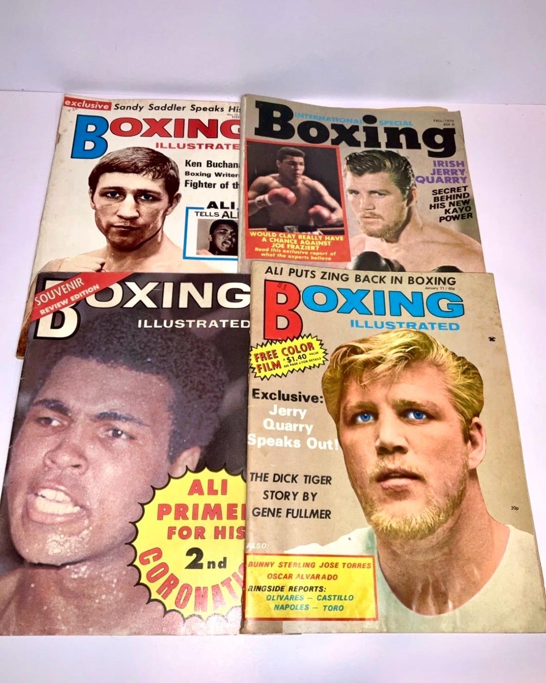 Lot of 4 1970’s International Boxing-ken Buchanan and More! Nice - Etsy