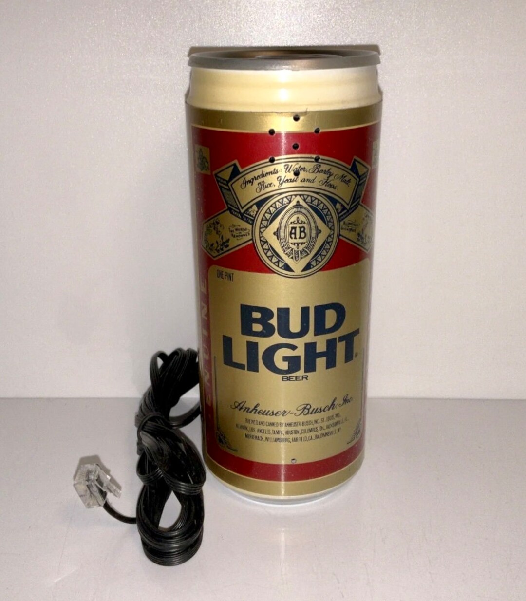 Vintage Rare Can Bud Light Beer Push Button Telephone 1980s Works - Etsy