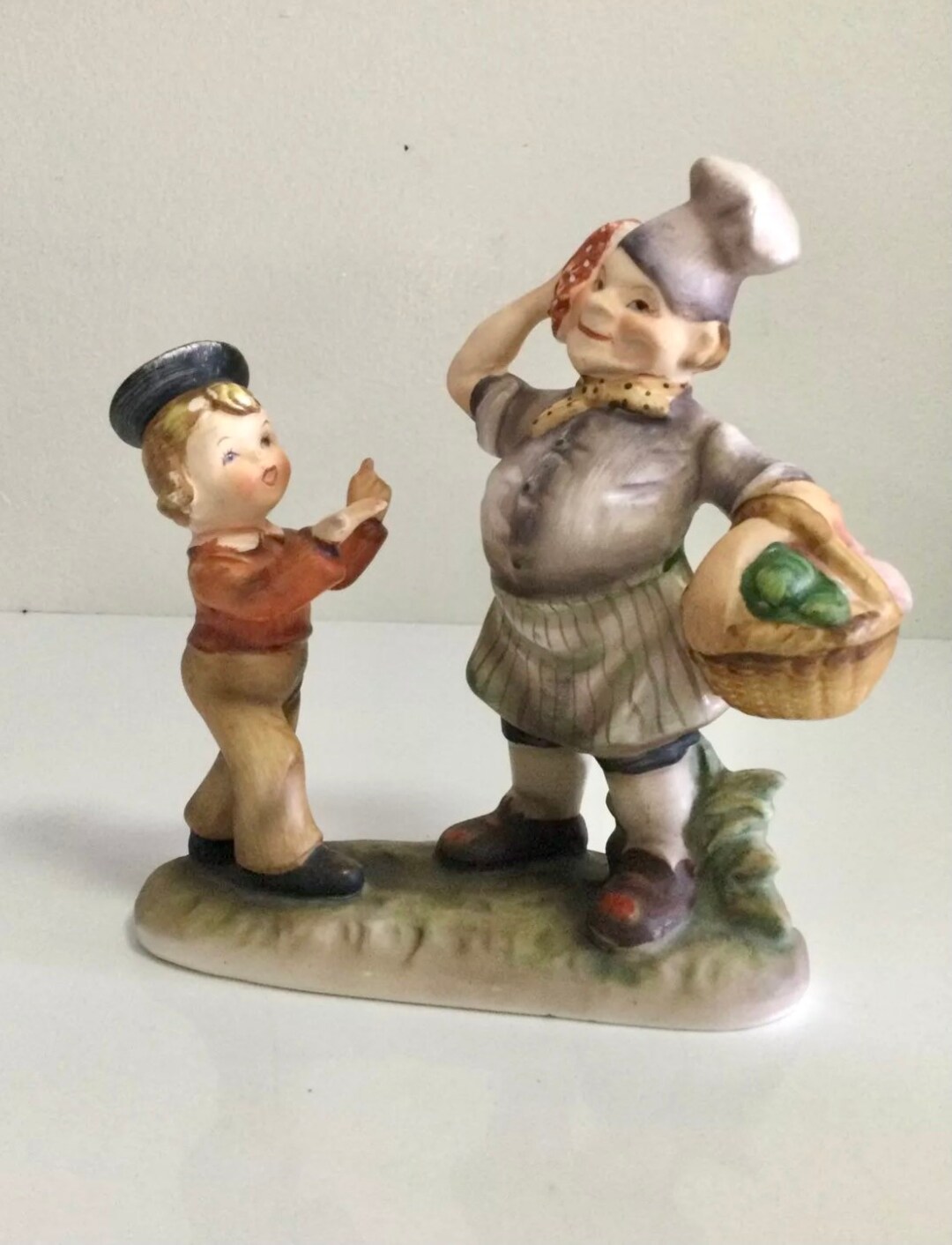 Vintage Lefton Simple Simon Meet A Pieman Figurine #1255, Japan - Etsy