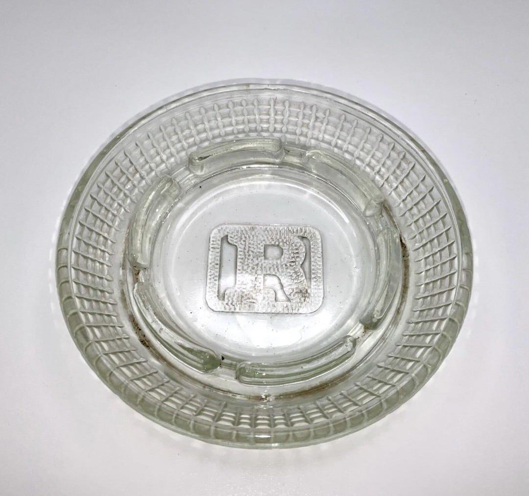 Vintage Roxy Theatre Glass Ashtray Hollywood 1980s Night Club Rock ...