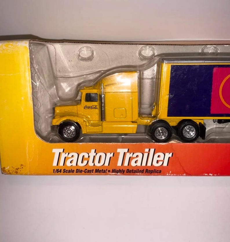 New Ertl 1997 Coca-cola Tractor-trailer 1/64 Scale Die-cast - Etsy
