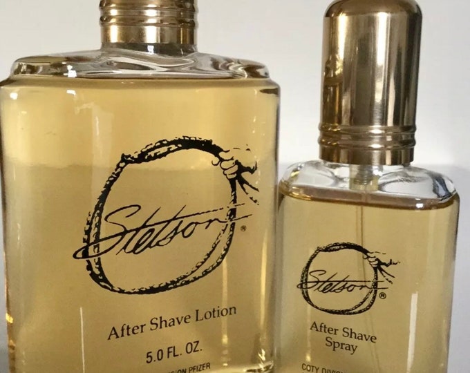 Vintage Stetson After Shave Lotion & After Shave Spray - Etsy