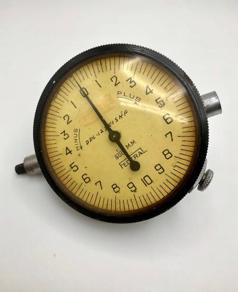 Rare Vintage Federal Dial Indicator Q1I Model 1/500 MM Grad - Etsy