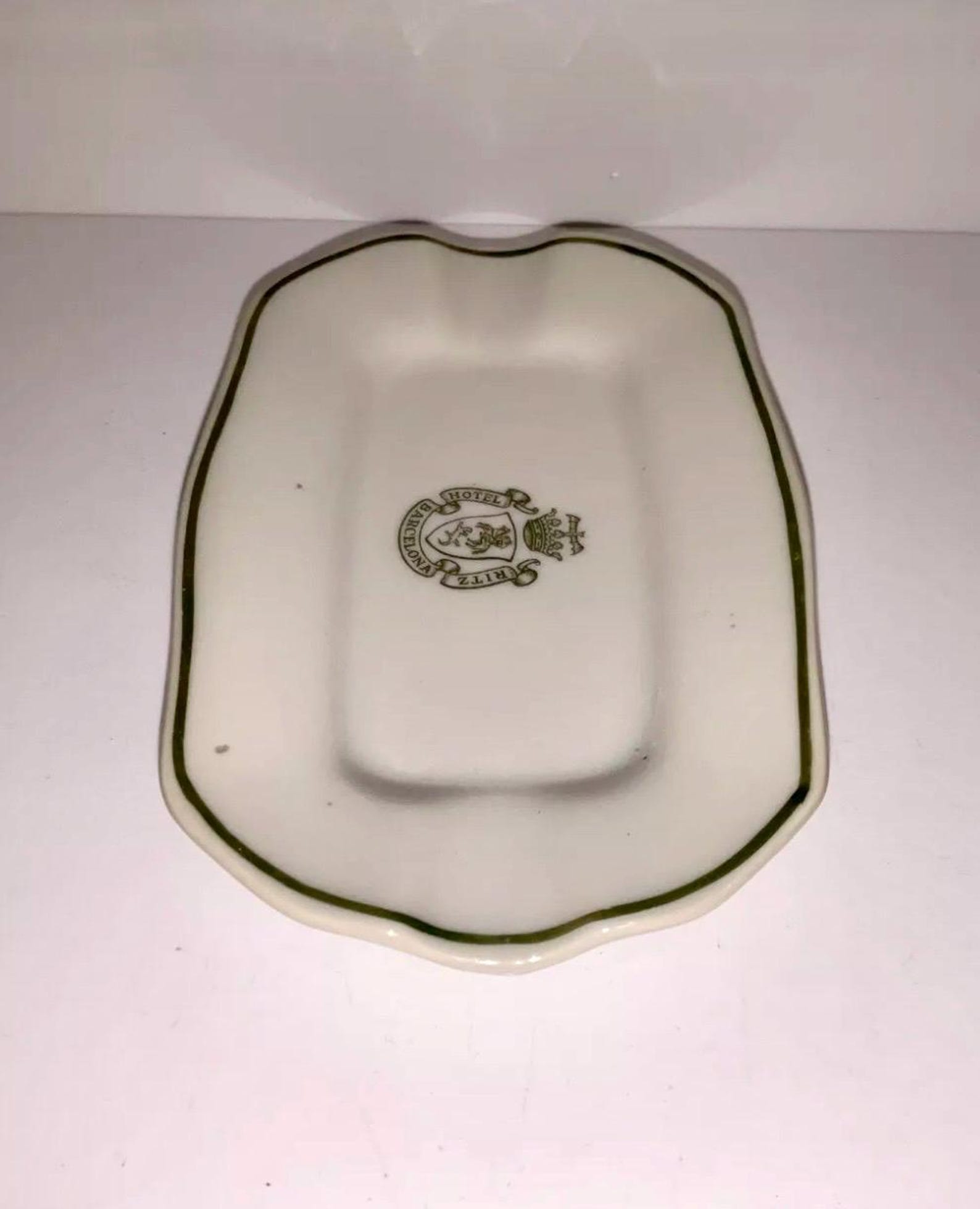 Vintage Rare 1960s Ritz Hotel Barcelona Spain 3000 Porcelain Ashtray ...