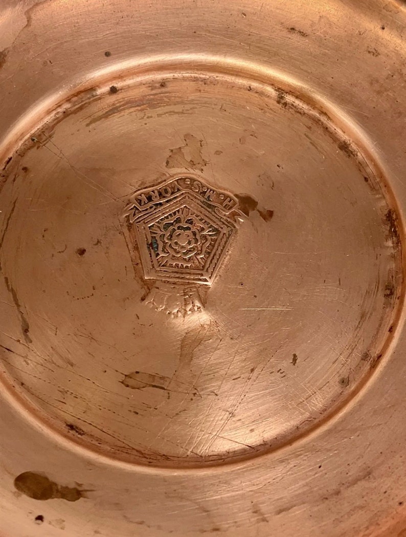 Vintage Rare HMS Diadem Copper Ashtray-dish Navy / Nautical - Etsy