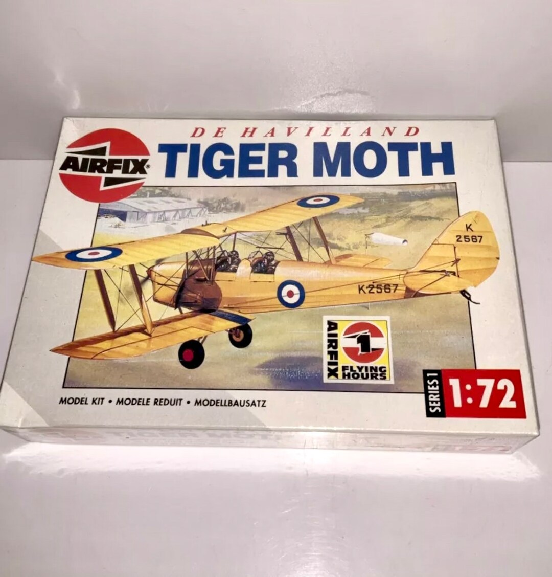 New AIRFIX 1:72 Scale De Havilland Tiger Moth Model Kit 01015 - Etsy