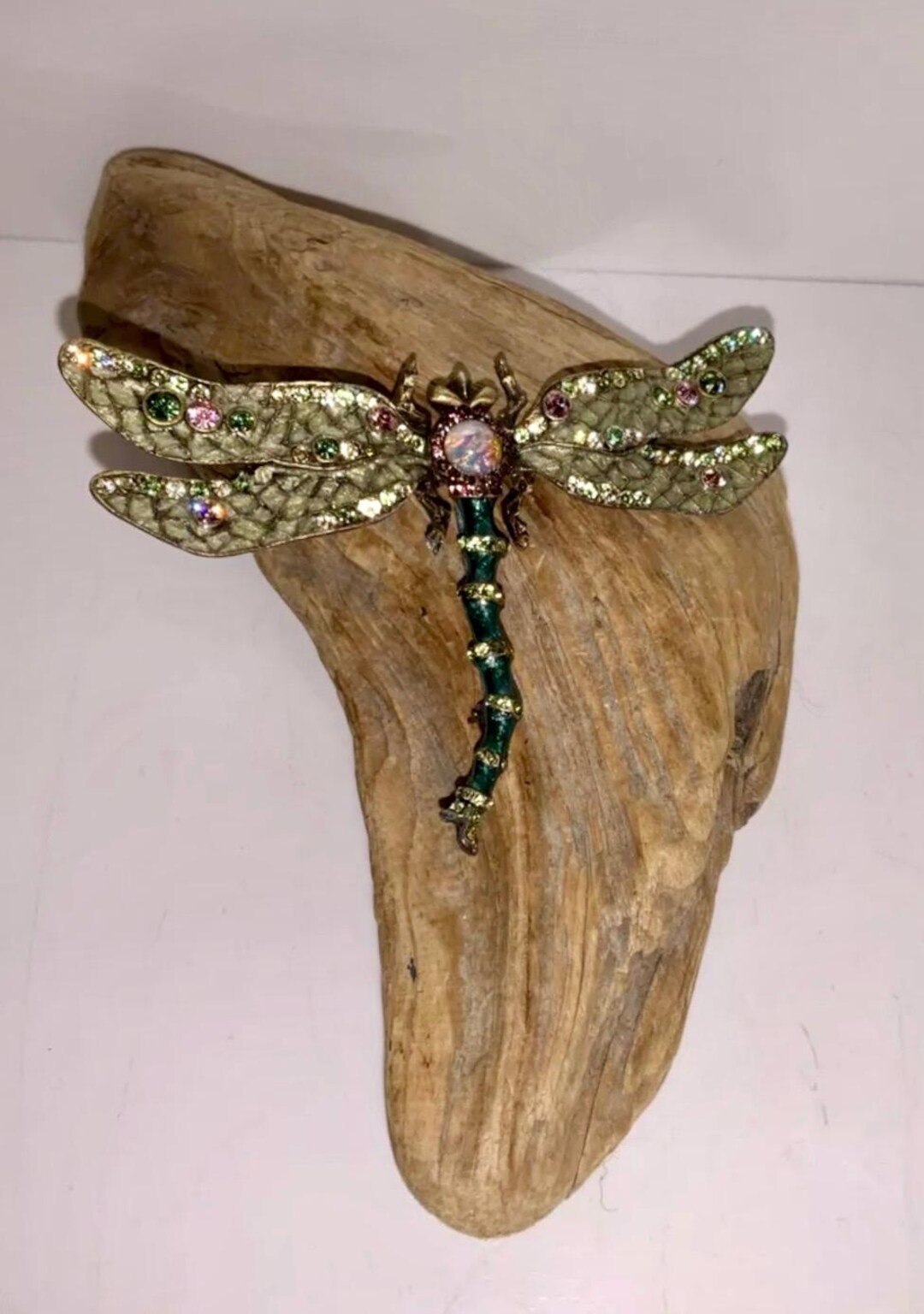 Jay Strongwater Siobahn Dragonfly Brooch Enamel With Swarovski Crystal ...