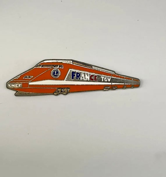 PIN TRAIN RARE TGV LOGO RAILWAYS METRO ENAMELED TRAINS - Gem