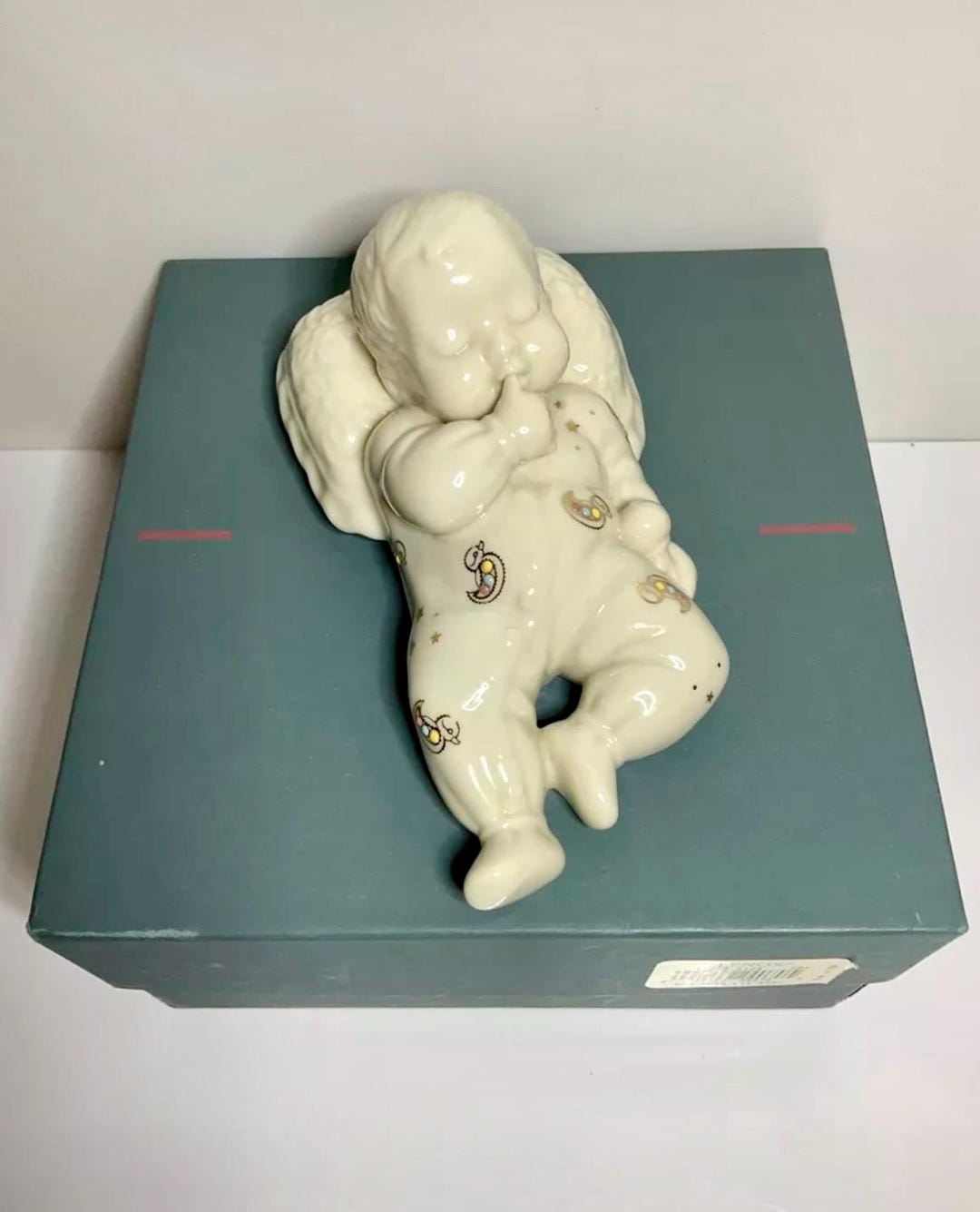 NIB Vintage Lenox Jewels Family Collection Figurine 1996 Hush Little ...