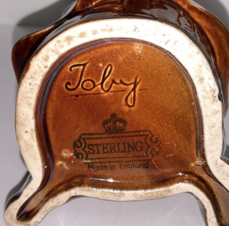 Vintage Rare Ridgway Sterling Pottery Character Toby Jug Mug Brown ...