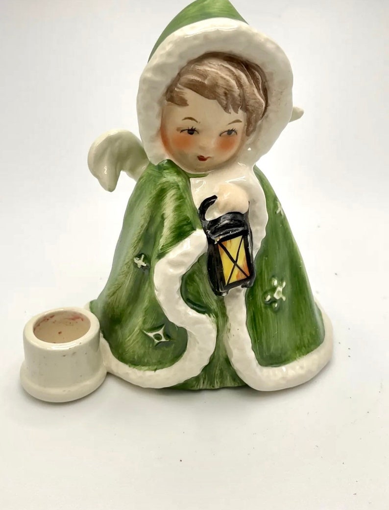 Vintage Goebel Robson 1958 Angel With Lantern Candle Holder 42 412 09 ...