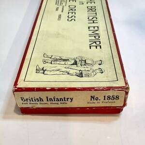 Rare Vintage W.britains 1858 Soldiers of the British Empire in Box Nice ...
