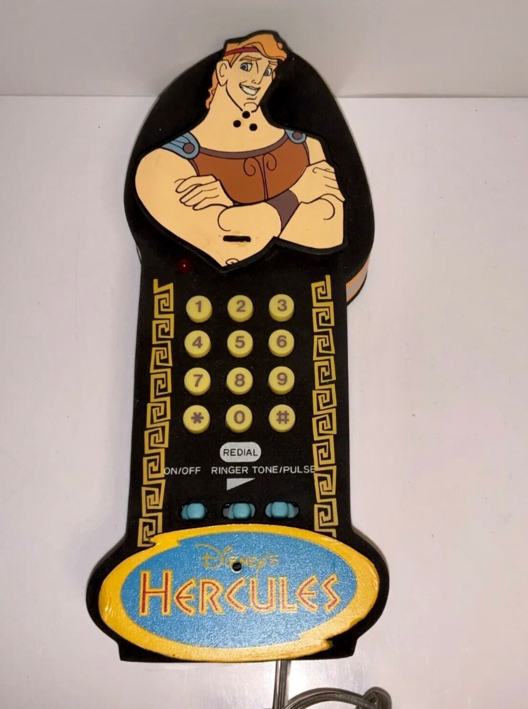 Vintage Disney Hercules Soft Foam Phone 1992 LR 76210 Walt - Etsy