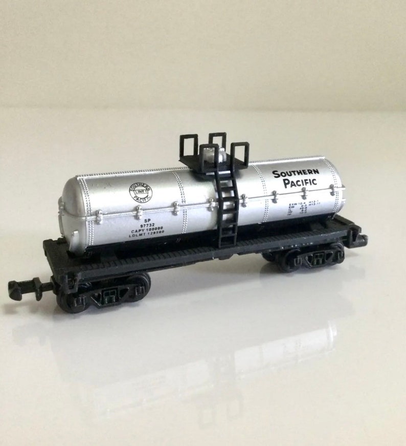 Vintage Southern Pacific Toy Train Tank Car - Etsy
