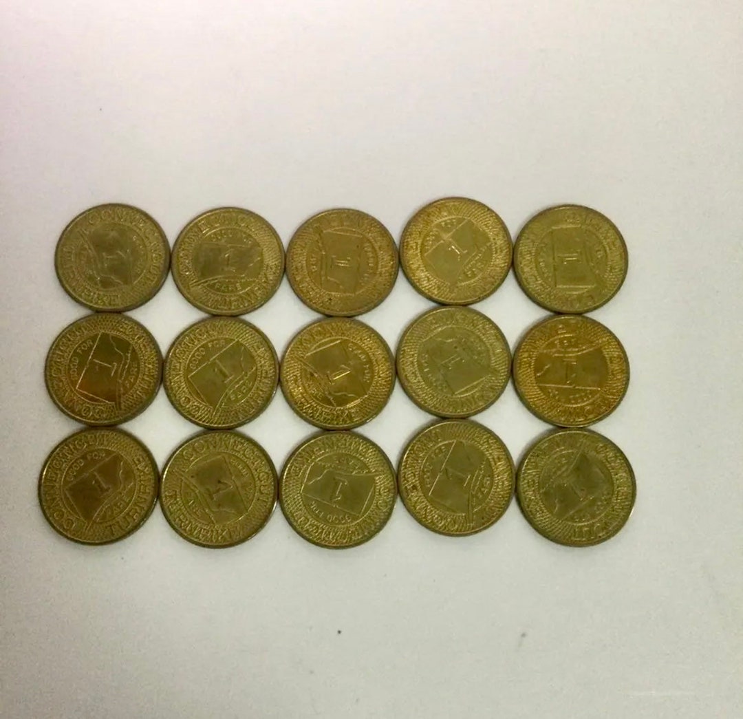 Vintage 15 Connecticut Turnpike Transit Token/ Coin Ticket Good for 1 ...