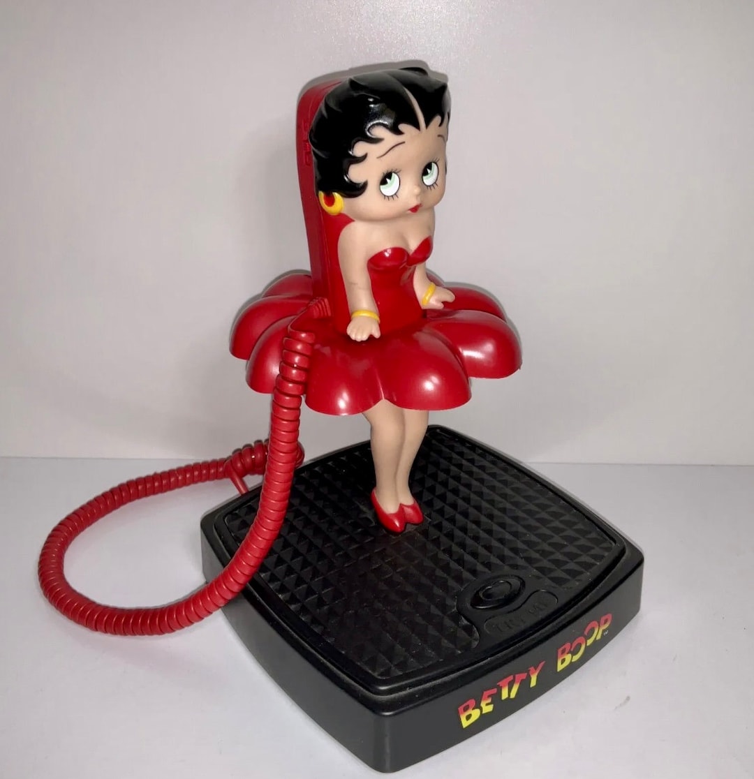 Vintage Rare Betty Boop Landline Singing Telephone in Red - Etsy