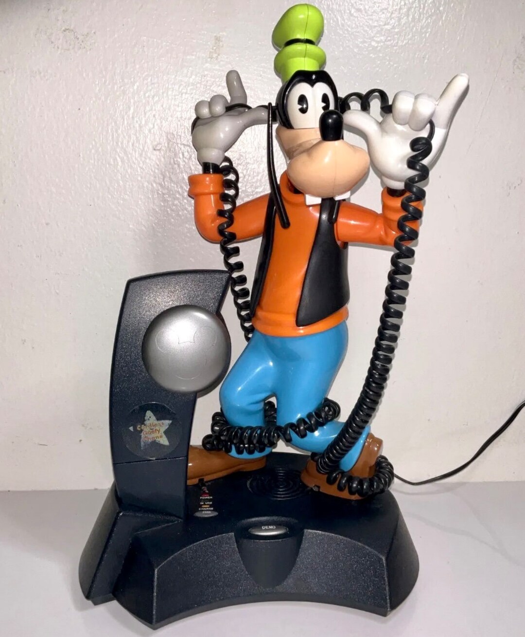 Disney Goofy Cordless Animated Talking Telephone Telemania - Etsy