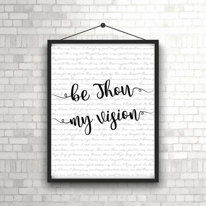 Be Thou My Vision Hymn Wall Art Full Text Overlay 8x10 PDF - Etsy Be Thou My Vision Hymn Wall Art Full Text Overlay 8x10 PDF - Etsy