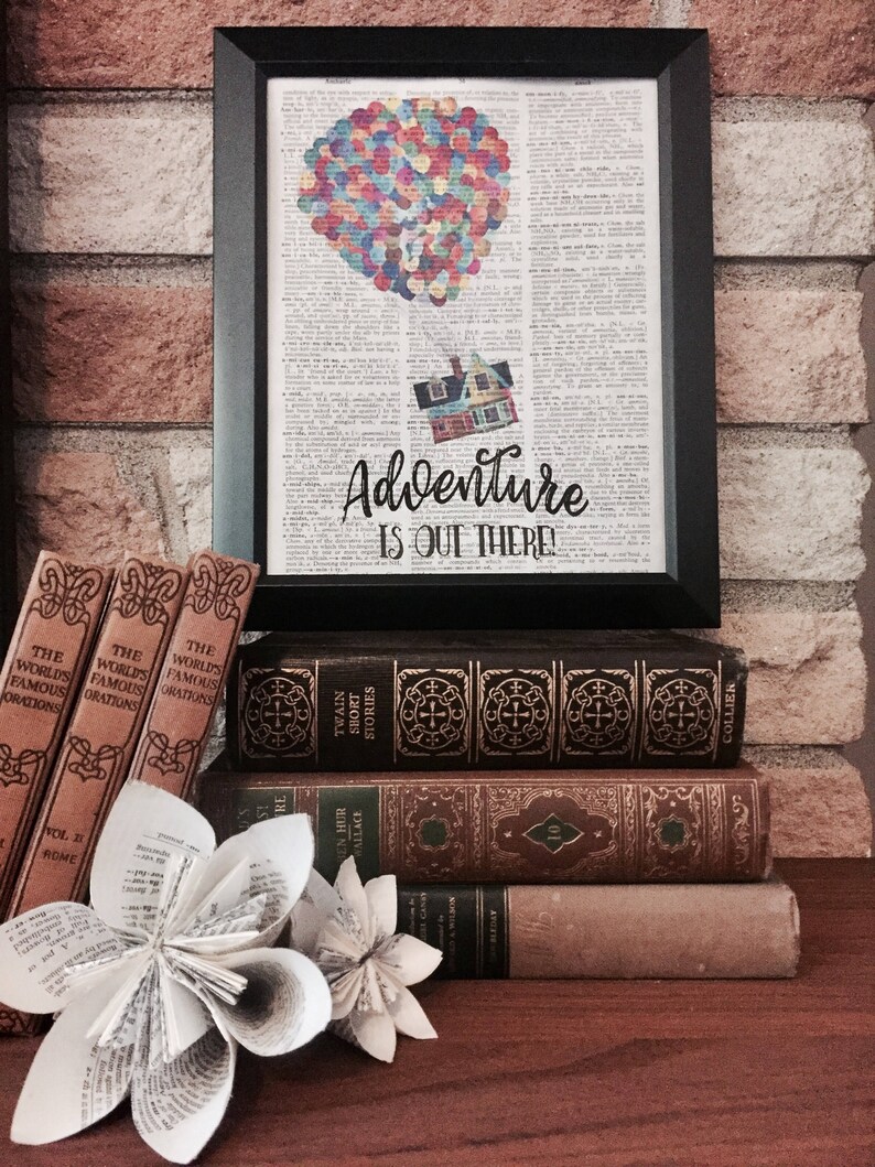 Adventure is Out There Dictionary Page Print Carl and | Etsy