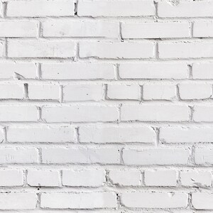 White Brick Removable Wallpaper 686 - Etsy