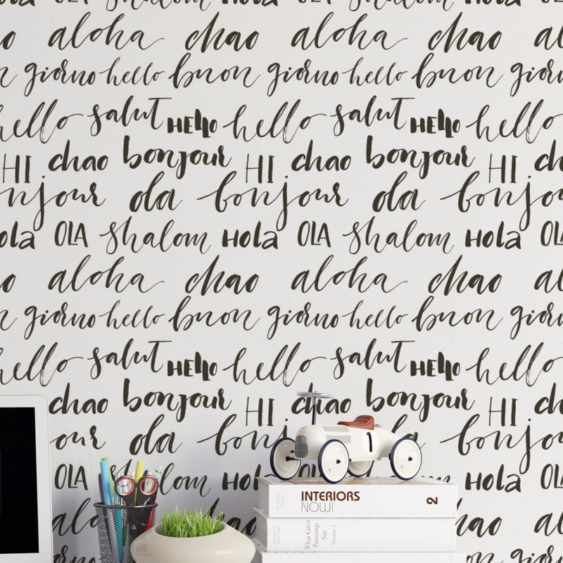 Word Wallpaper - Etsy