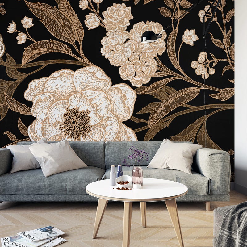 Dutch Floral Wallpaper - Etsy