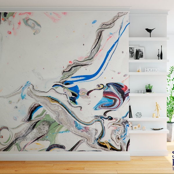 Modern Wall Mural - Etsy