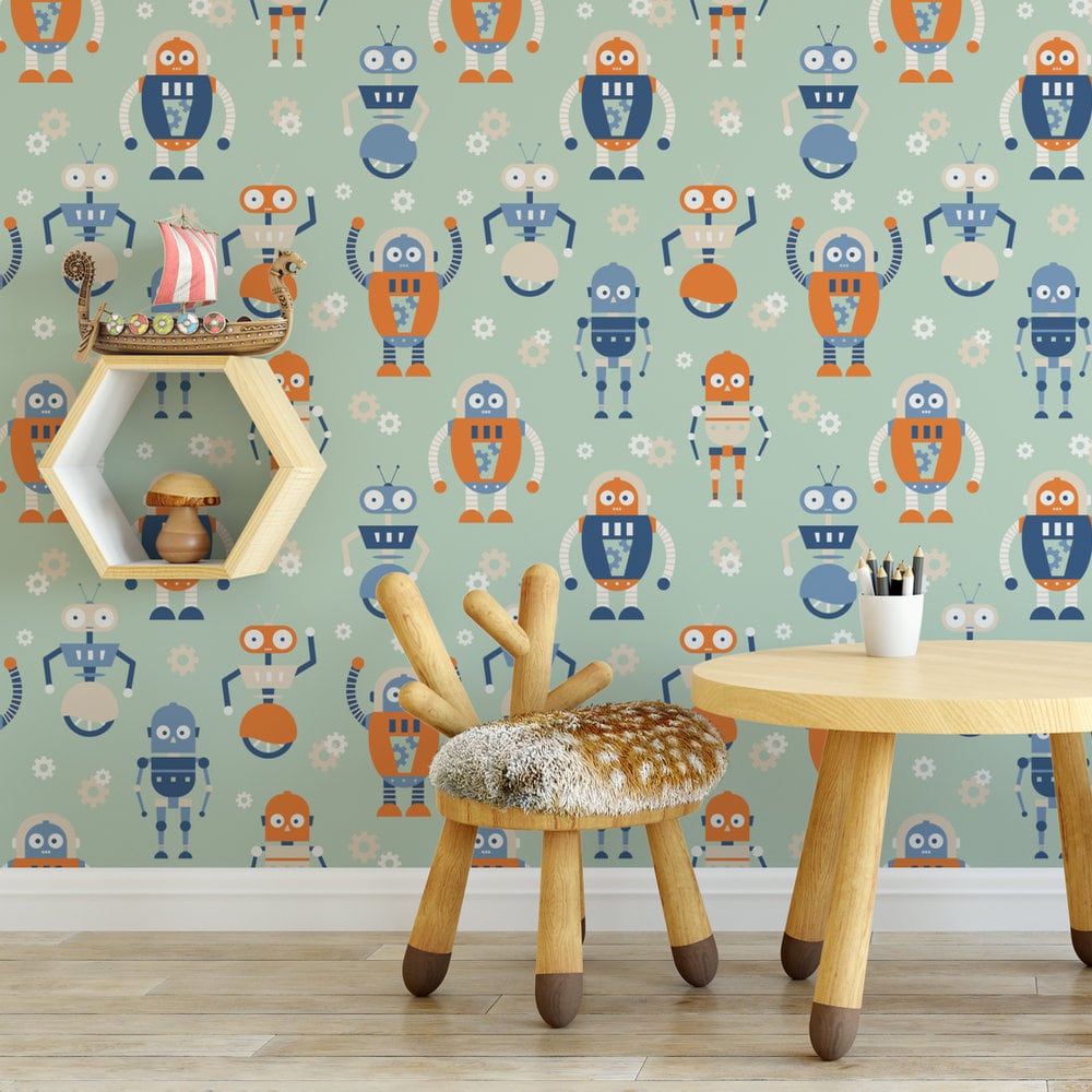 Robot Wallpaper Kids