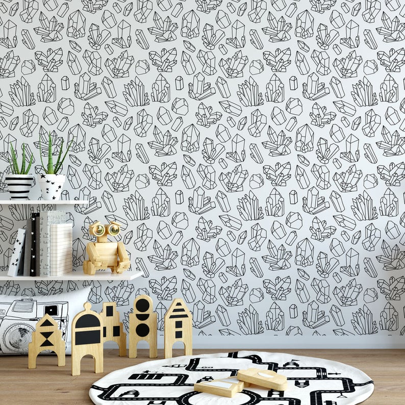 CRYSTAL DOODLES Pattern Line Drawing & Fun Coloring WALLPAPER ...