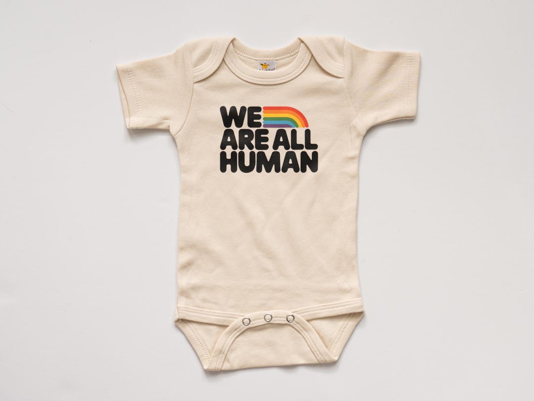 Pride Baby Clothes, LGBTQ Ally, Rainbow Newborn Clothing, We Are All ...