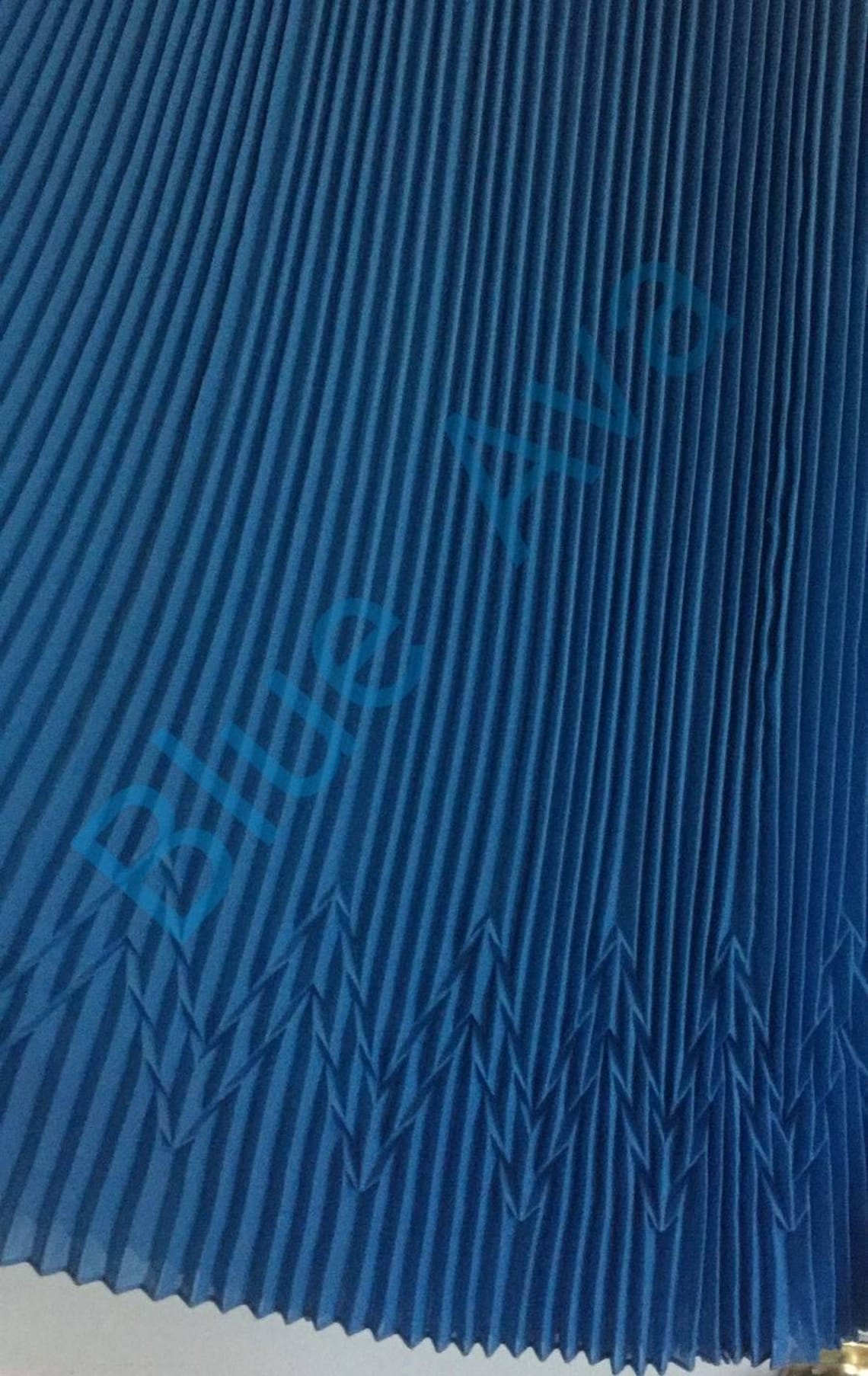 Pleated Maxi Skirt, Half Chevron Pleat/ Plisado Medio Chevron/ Falda ...