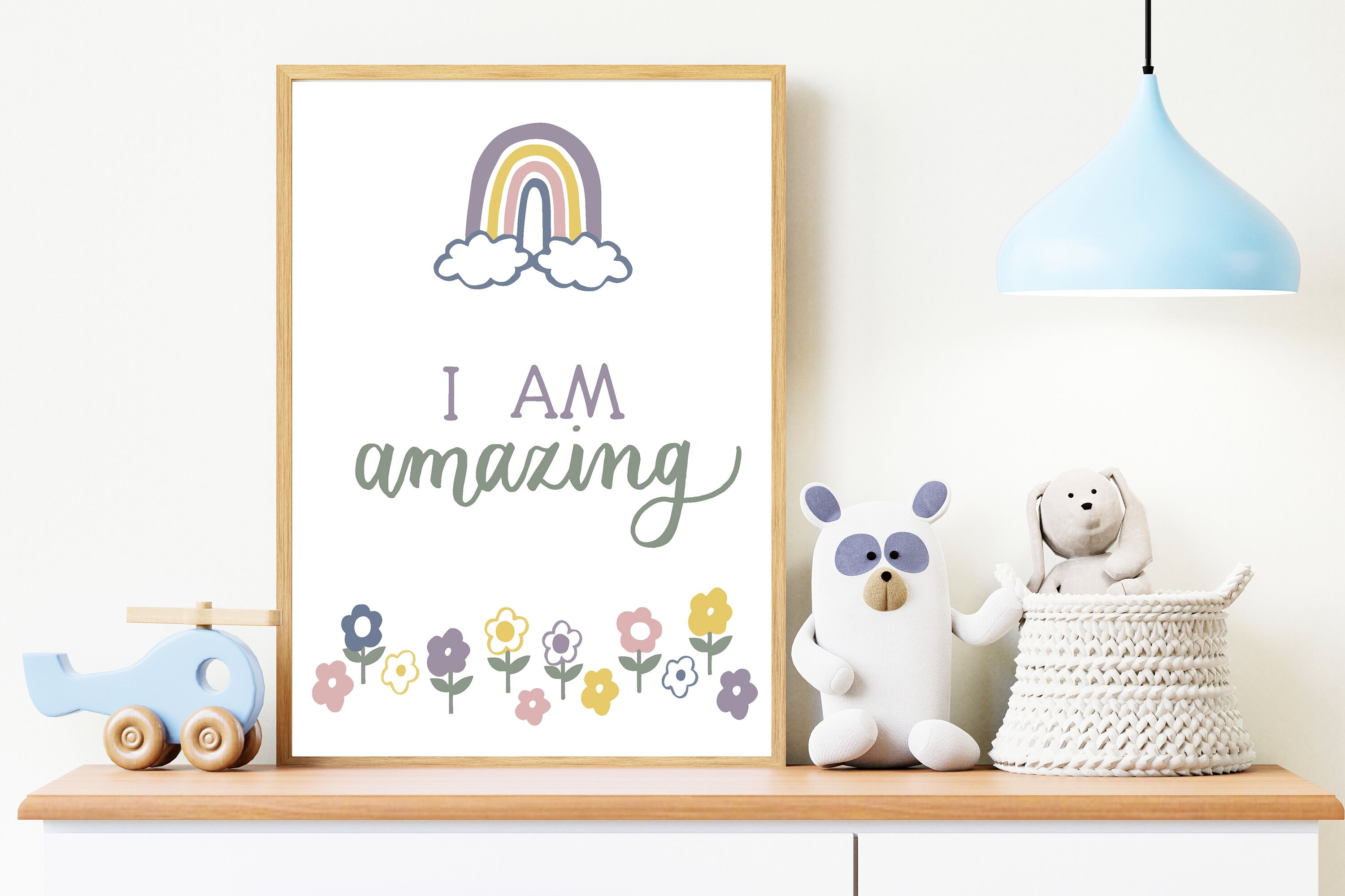 Printable Kids Affirmation Wall Art Kids Room Decor - Etsy