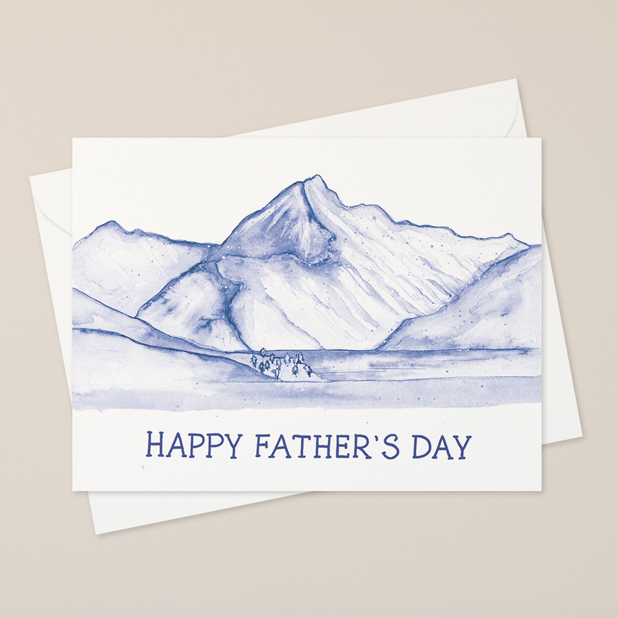 Printable Mountain Father's Day Card (digital Download) - Etsy