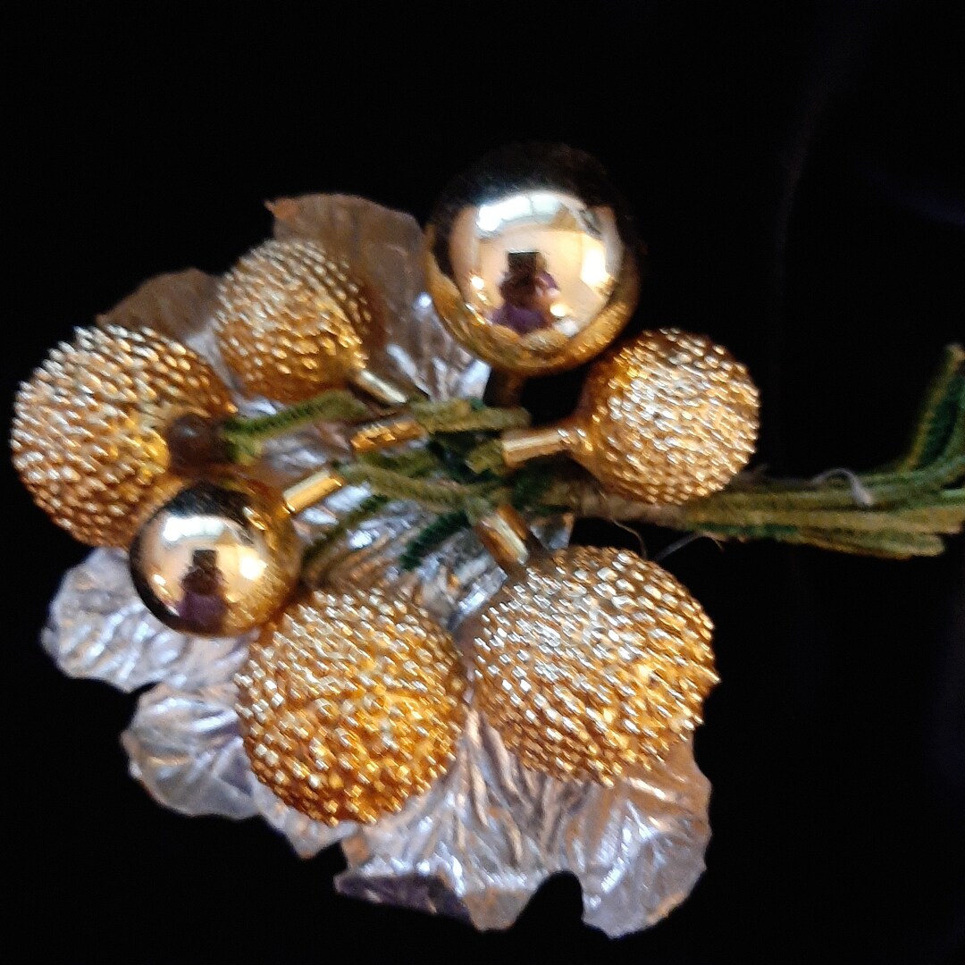Vintage Gold Christmas Corsage - Etsy
