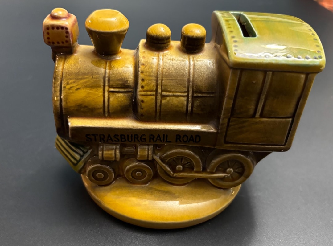 Train Money Bank - Etsy