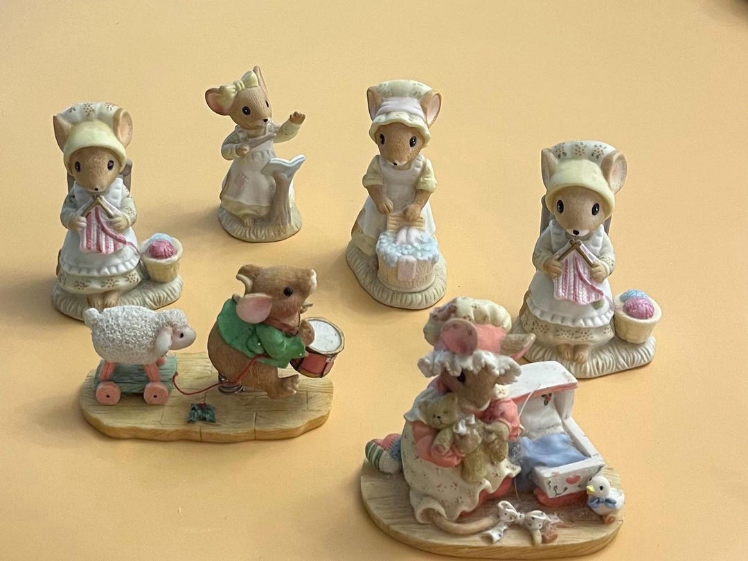 Enesco Mice Figurines - Etsy