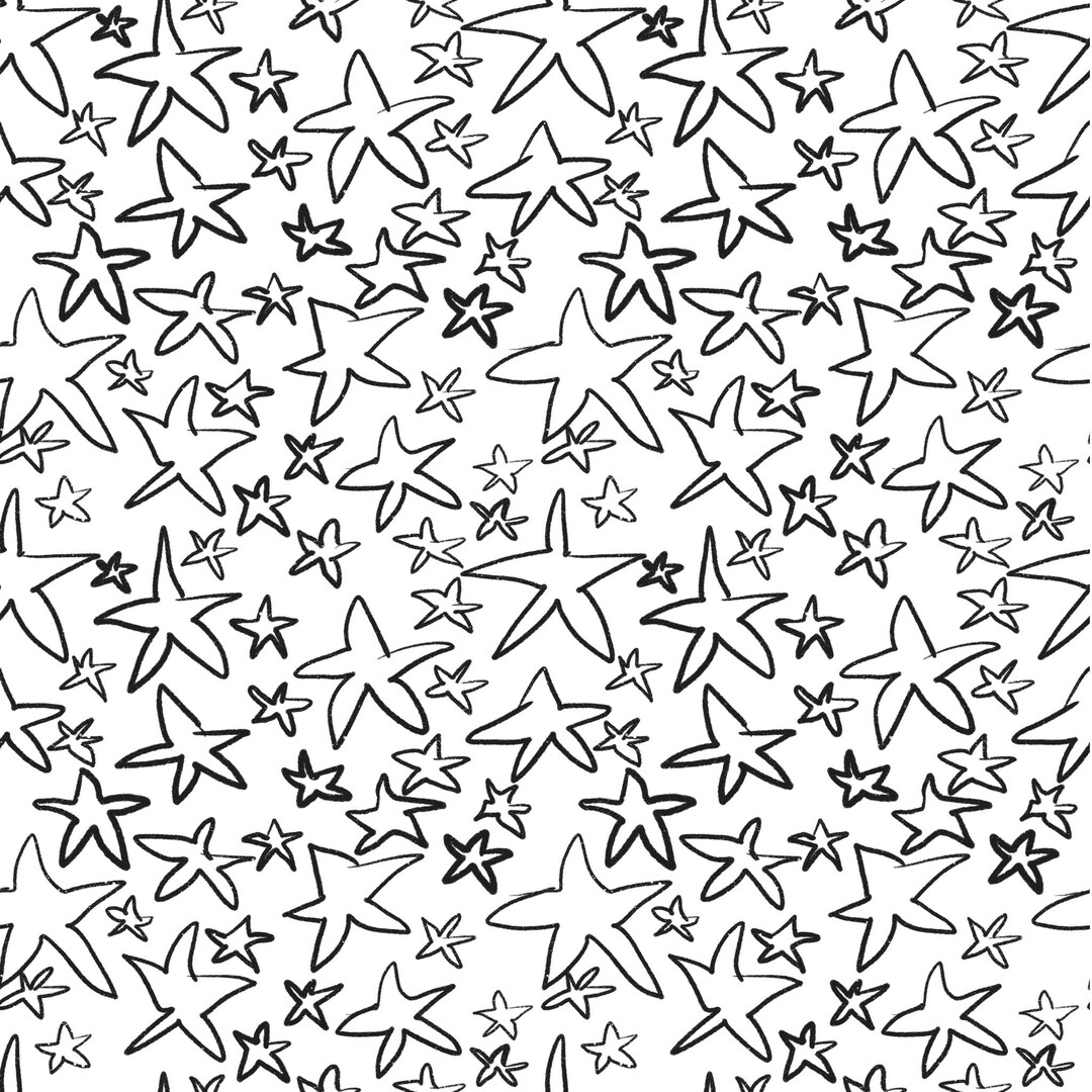 Stars Drawing Pattern - Etsy