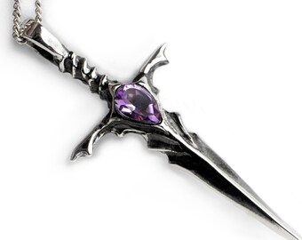 Amethyst Dagger - Etsy