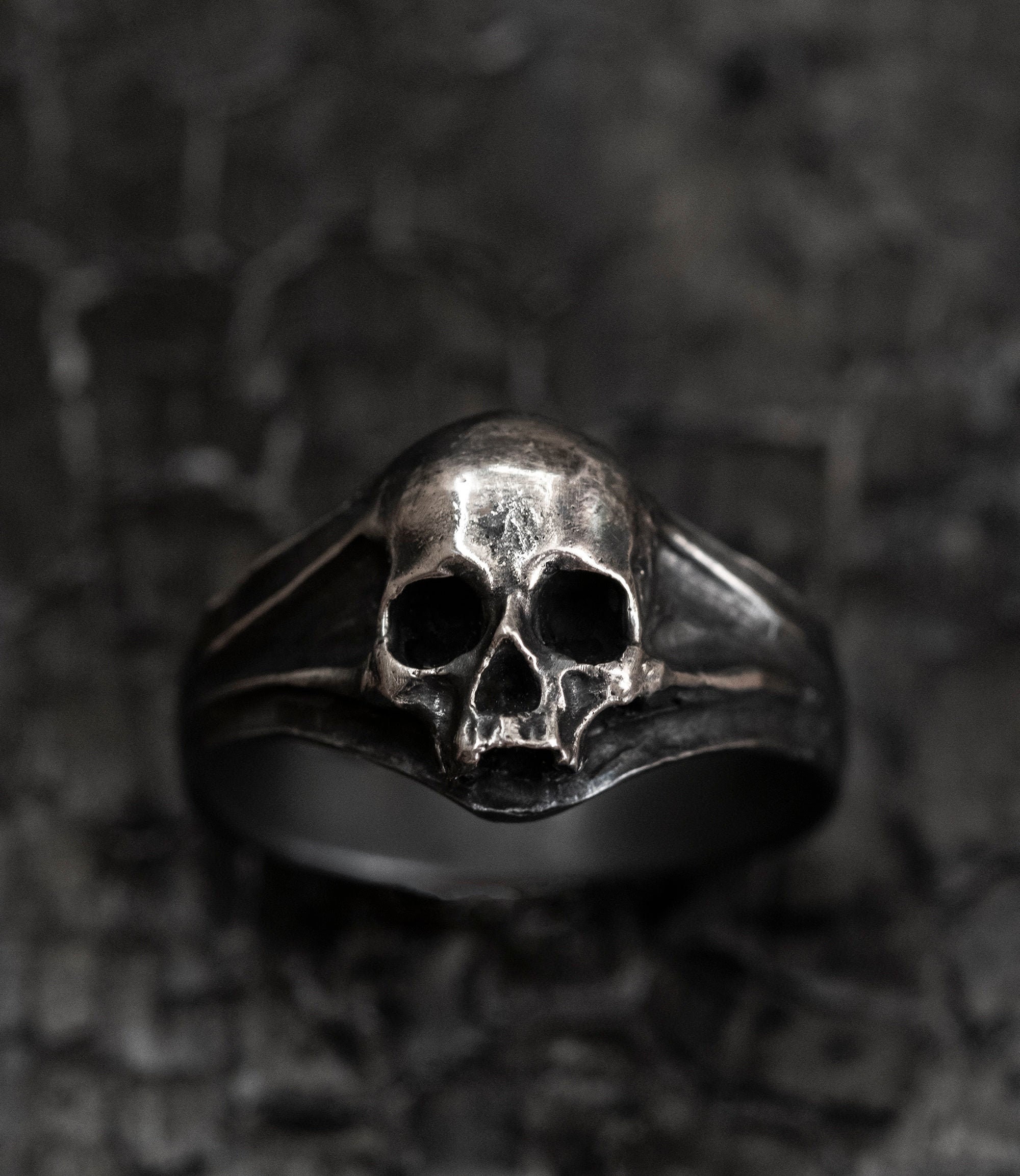 Skull Ring Men - Skull Ring Sterling Silver - Etsy